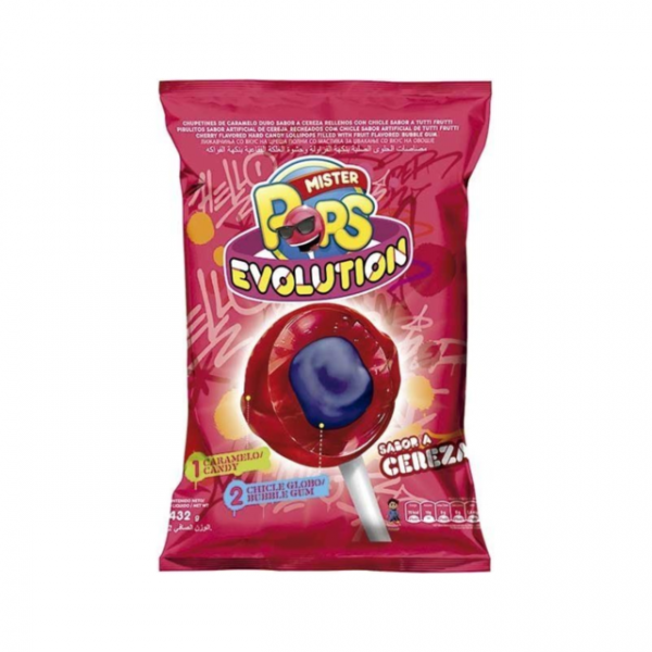 CHUPETIN MR. POP EVOLUTION CEREZA X 24 UNI. (1022) - Gonic
