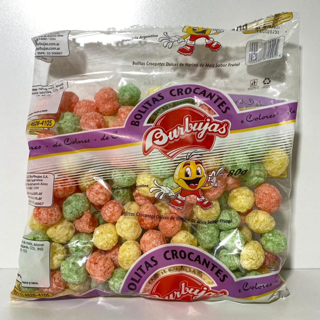 BOLITAS DE COLORES MARCA BURBUJAS X 80G. (1361) - Gonic