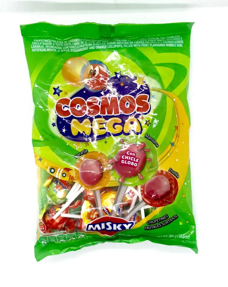 CHUPETIN MEGA COSMOS CON CHICLE X 24 UNI. (1311) - Gonic