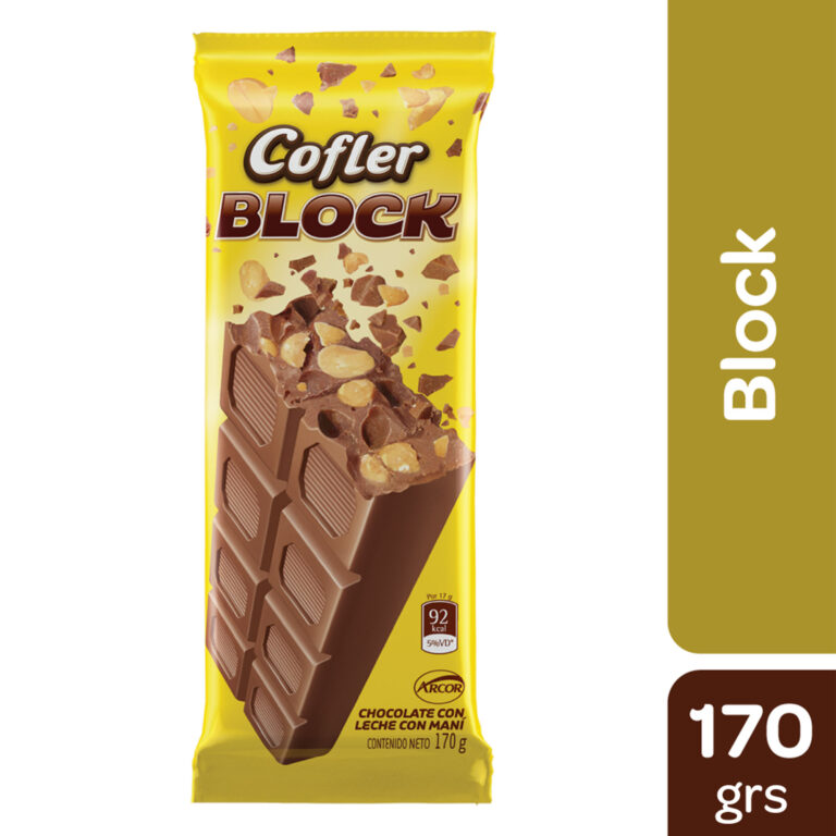 CHOCOLATE COFLER BLOCK X 170G. (5503) - Gonic