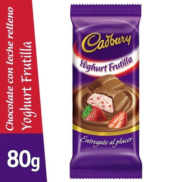 CHOCOLATE CADBURY YOGHURT FRUTILLA X 82G. (2420) - Gonic