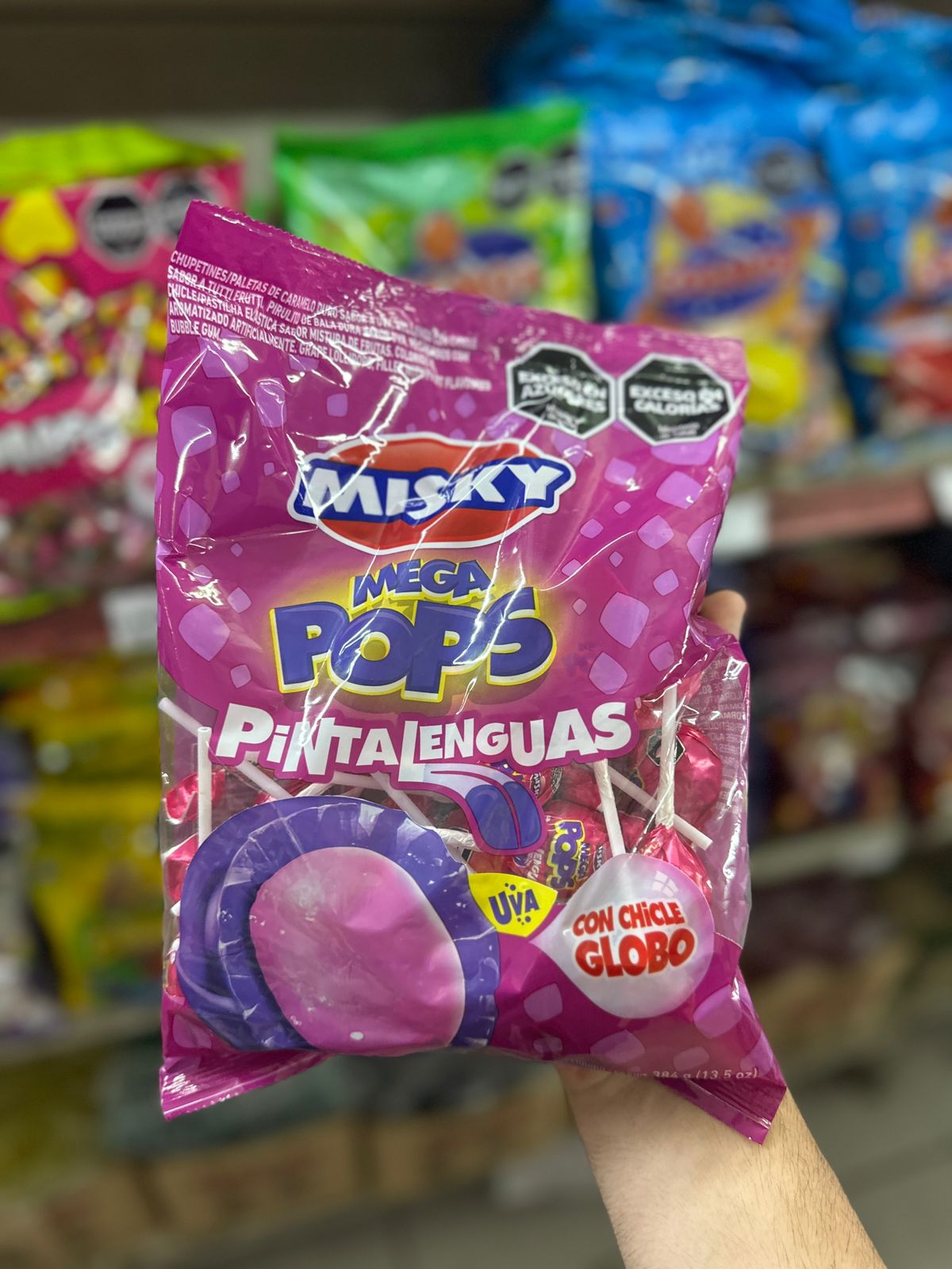 CHUPETINES MEGA POPS PINTA LENGUA X 24 UNI. - Gonic