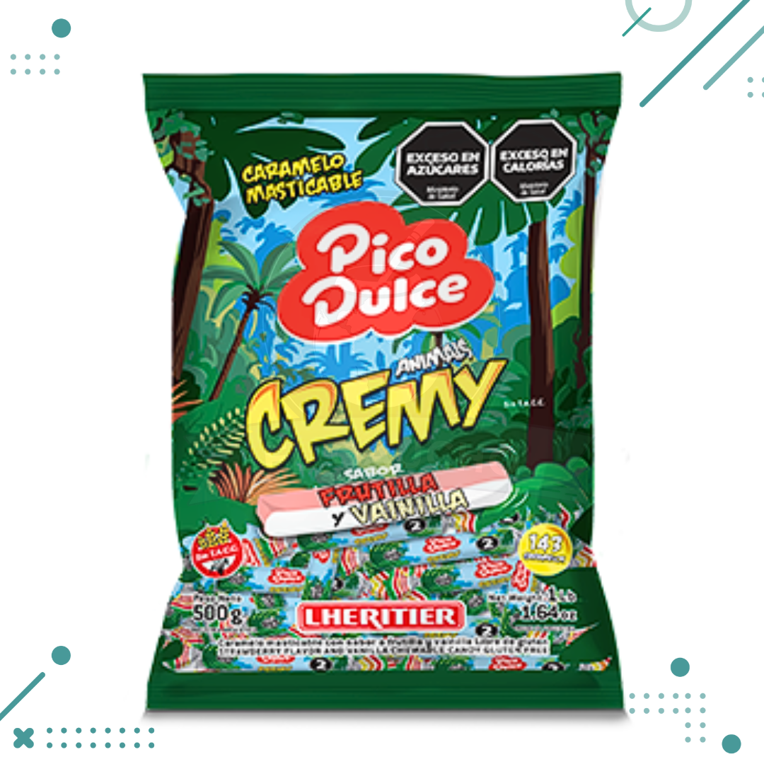 CARAMELO MASTICABLE CREMI Y PICO DULCE X 500GR - Gonic